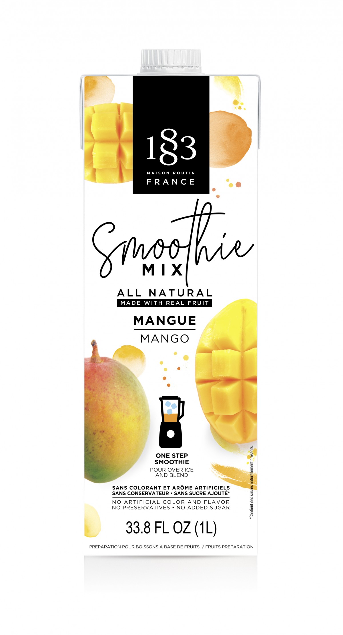 SMOOTHIE, MANGO NO-SUGAR-ADDED NON-DAIRY ASEPTIC CARTON SHELF STABLE ...