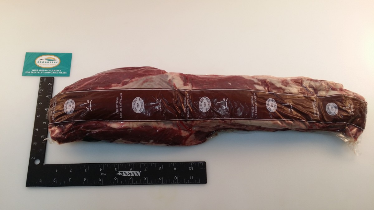 BEEF, TENDERLOIN WAGYU 190 PEELED-SIDE-MUSCLE-OFF BONELESS RAW FROZEN ...