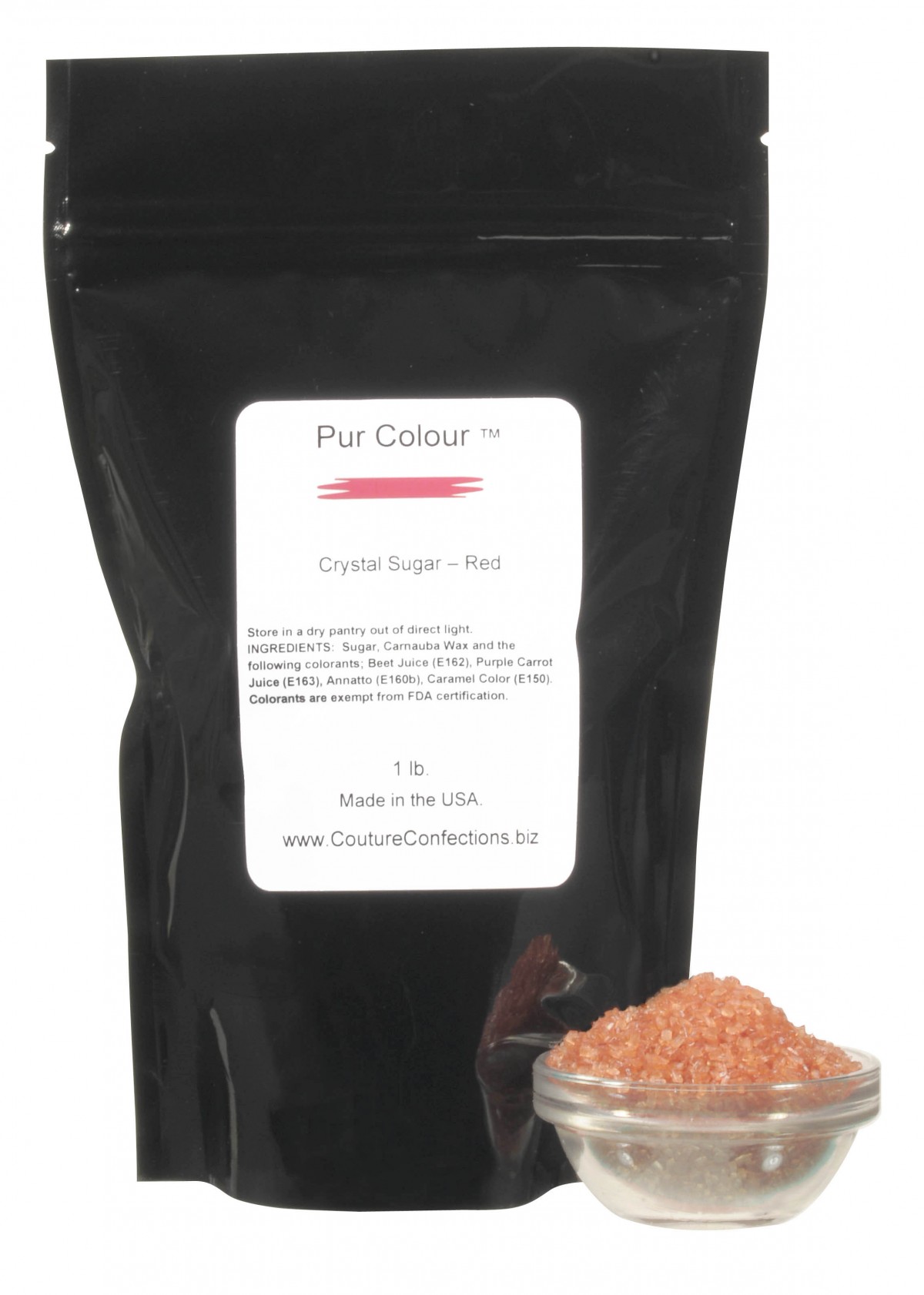 SUGAR, CANE CRYSTAL RED NATURAL – 1 – Food Innovations
