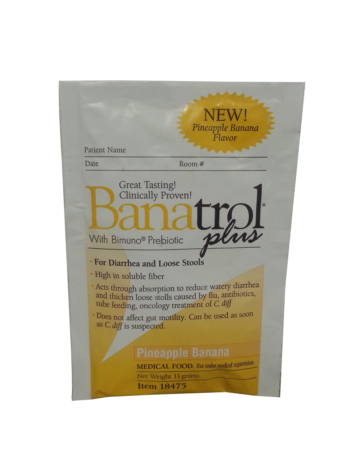 SUPPLEMENT, BANATROL PLUS PINEAPPLE BANANA FLAKE SS PACKET SHELF STABLE ...