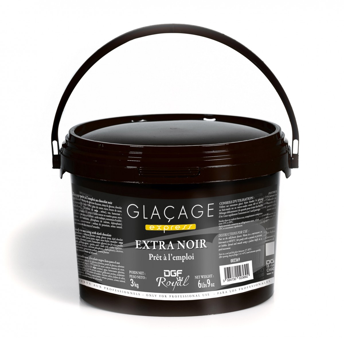 ICING, ALL-PURPOSE DARK CHOCOLATE PAIL SHELF STABLE RTU – 6.6 LB – Food ...